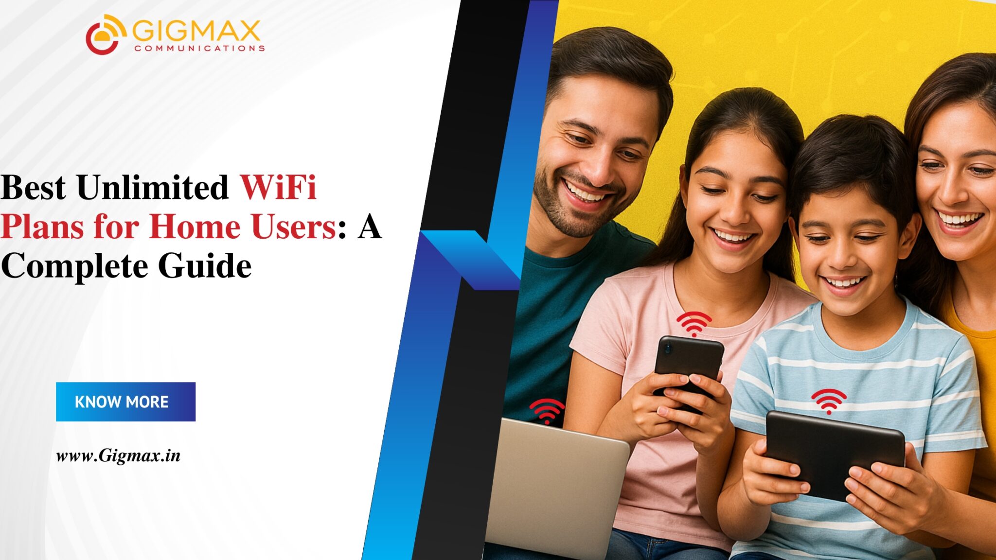 Best Unlimited WiFi Plans for Home Users: Choose Gigmax